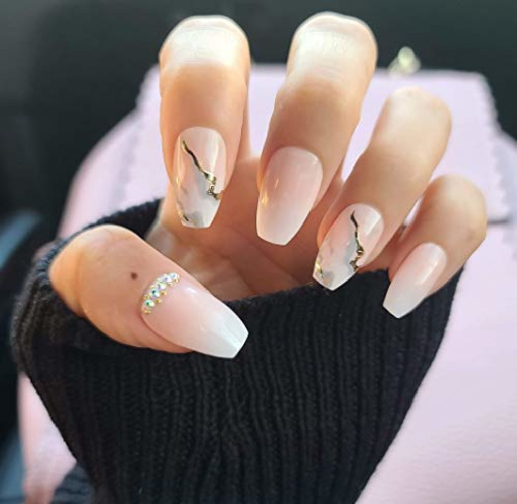 50+ Simple Rhinestone Nail Designs and Ideas 2022 – Kanchipuram Silk Sarees