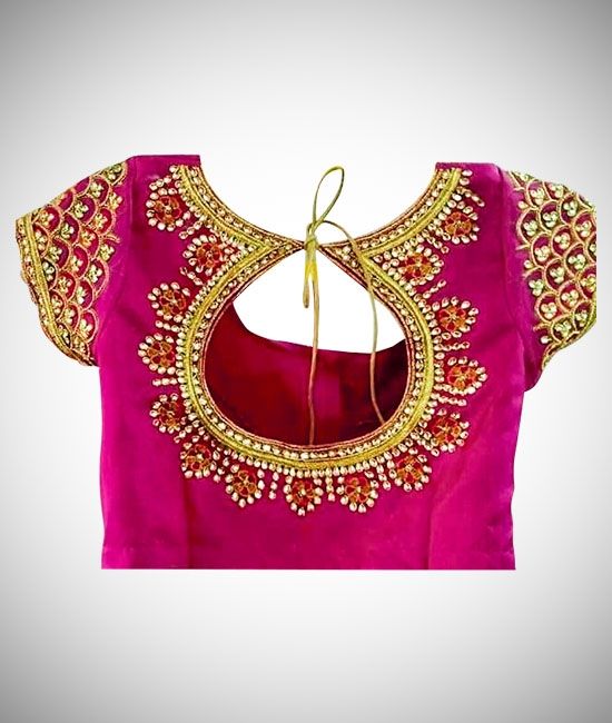 Latest 55 Wedding Maggam Work Blouse Back Designs – Kanchipuram Silk Sarees