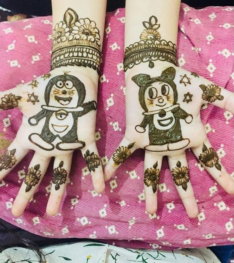 Top 55 Mehndi Designs for Kids – Kanchipuram Silk Sarees