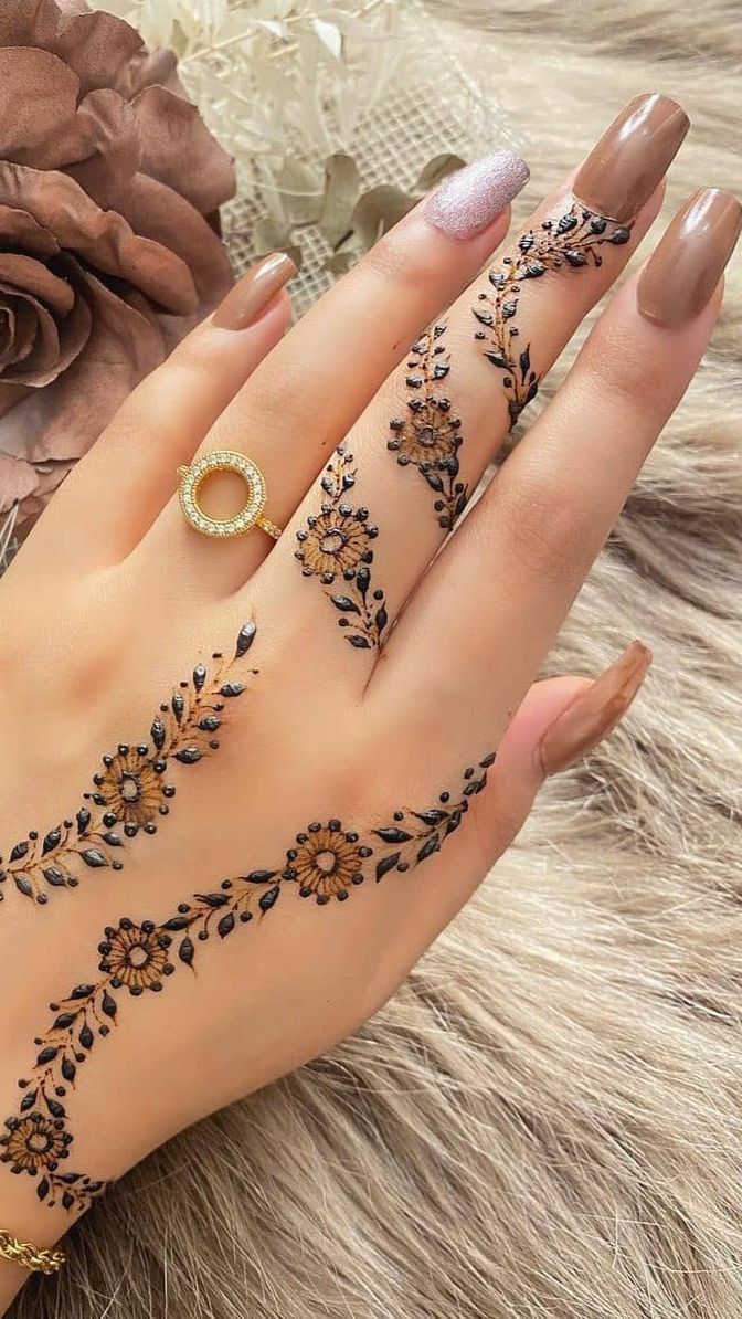 25 back hand Mehndi designs for Diwali – Kanchipuram Silk Sarees