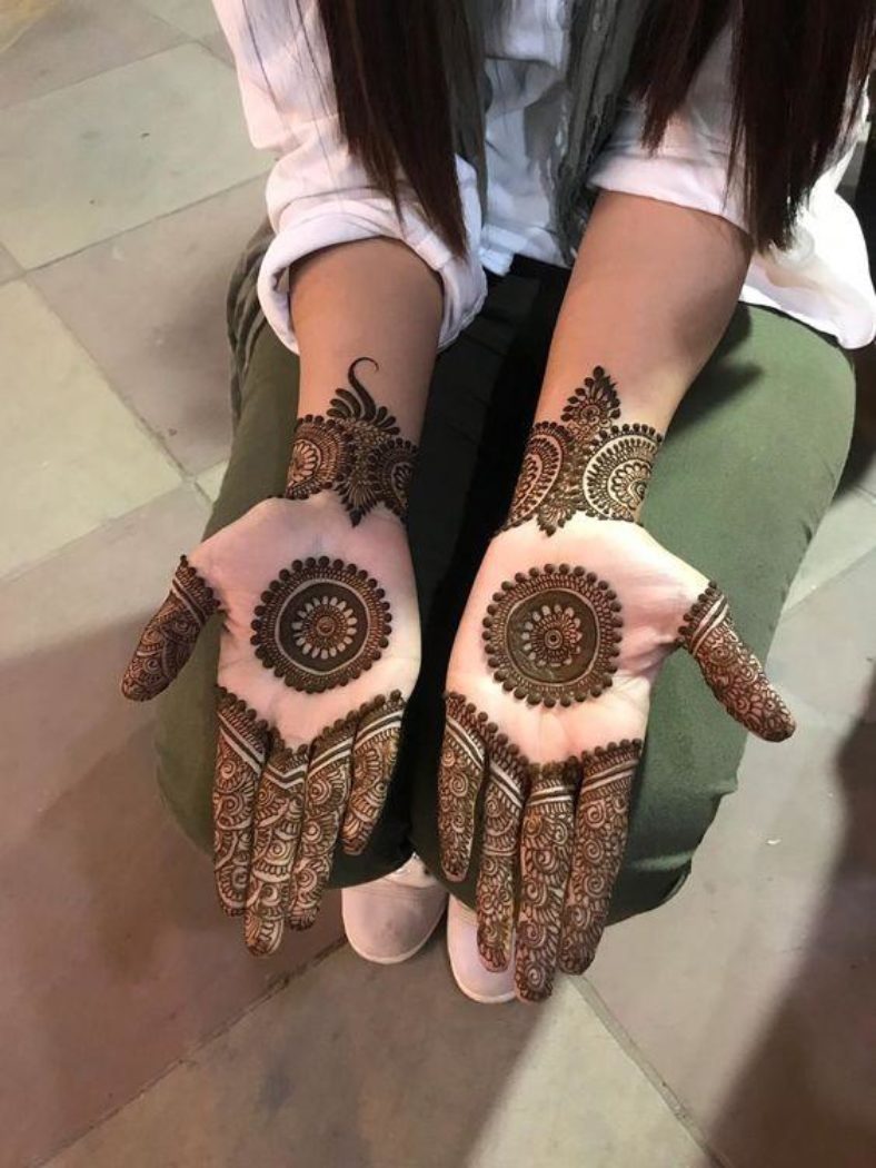 20 Front hand mehndi designs for Diwali – Kanchipuram Silk Sarees